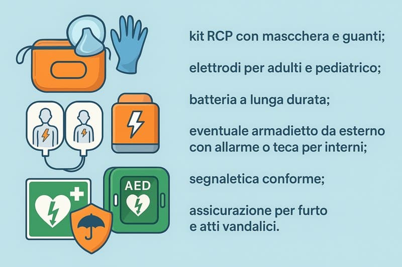Noleggio Defibrillatore: DAE Semiautomatico
