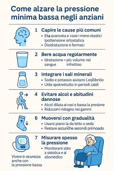 Pressione bassa negli anziani: le cause dell' ipotensione